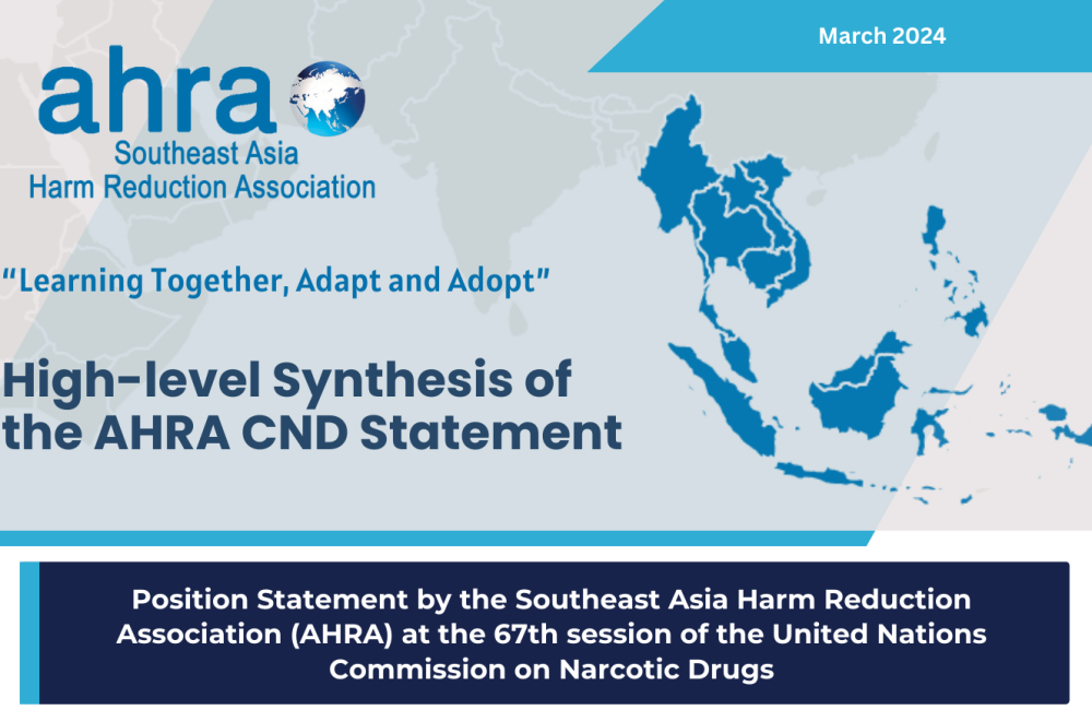 AHRA Advocates for Evidence-Based Drug Policies at UN CND: Read Our ...
